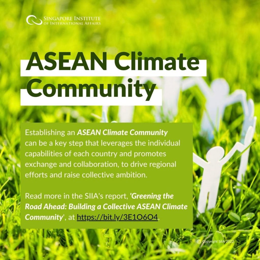 Singapore Institute of International Affairs | ASEAN Climate Community